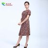 YIZHIQIU Cotton Material Floral Printed Pattern Dress