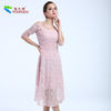 YIZHIQIU Latest Maxi High Waist Long Lace Dresses