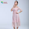 YIZHIQIU Latest Maxi High Waist Long Lace Dresses