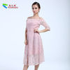 YIZHIQIU Latest Maxi High Waist Long Lace Dresses