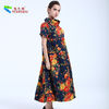 YIZHIQIU Custom Printed Embroidered Fabric Dress