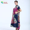 YIZHIQIU Cotton Printing Patterns Fashion Dress