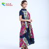 YIZHIQIU Cotton Printing Patterns Fashion Dress