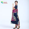 YIZHIQIU Cotton Printing Patterns Fashion Dress