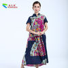 YIZHIQIU Cotton Printing Patterns Fashion Dress
