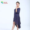 Customized Cotton Summer Clothing Irregular Hem Loose Long Dress For Ladies
