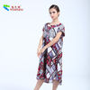 YIZHIQIU Odm Floral Short Sleeve O Neck Midi Dress