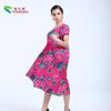 YIZHIQIU Peony Flower Colorful Long Dress Custom