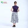 YIZHIQIU China Style Printing Cotton Modern Dress
