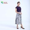 YIZHIQIU China Style Printing Cotton Modern Dress