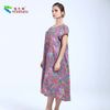 YIZHIQIU Hot Sale Printing Midi Summer Loose Dress