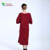 YIZHIQIU V Neck Different Color Waist Long Dresses
