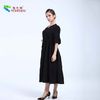 YIZHIQIU Wholesale Custom Black Loose Maxi Dress