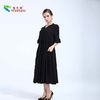 YIZHIQIU Wholesale Custom Black Loose Maxi Dress