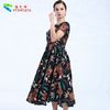 YIZHIQIU black bohemian women dresses wholesale