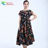 YIZHIQIU black bohemian women dresses wholesale