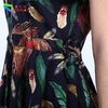 YIZHIQIU black bohemian women dresses wholesale