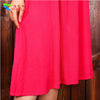 Custom Color Chinese Linen Dress , O - Neck Ladies Linen Dresses With Sleeves