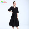 YIZHIQIU spring short Sleeve Washable dress women