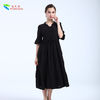 YIZHIQIU spring short Sleeve Washable dress women