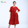 Soft Half Sleeve Plus Size Cotton Summer Dresses For Pregnant Woman