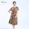 Cotton Summer Dresses With Short Sleeves , Short Summer Dresses For Women
