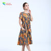 Cotton Summer Dresses With Short Sleeves , Short Summer Dresses For Women