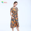 Cotton Summer Dresses With Short Sleeves , Short Summer Dresses For Women