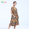 Cotton Summer Dresses With Short Sleeves , Short Summer Dresses For Women