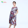 O Neck One Piece Long Cotton Summer Dresses Fit And Flare Silhouette