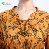 Washable Long Cotton Dresses Short Sleeves , Long Cotton Beach Dress Fashionable