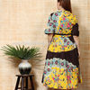 Casual Cotton Plus Size Long Summer Dresses Yellow / Customized Color