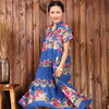 OEM ODM Acceptable Long Cotton Summer Dresses Chinese Element Printed