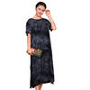 Plain Female Long Cotton Summer Dresses Custom Made Natural Cotton Clothing
