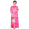 Plain Female Long Cotton Summer Dresses Custom Made Natural Cotton Clothing