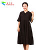 Comfortable Cotton Summer Clothing Ladies Dresses Washable , Mid - Calf Length