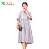 Comfortable Cotton Summer Clothing Ladies Dresses Washable , Mid - Calf Length