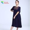 YIZHIQIU embroidered green women boho dress