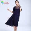 YIZHIQIU embroidered green women boho dress
