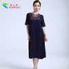 YIZHIQIU embroidered green women boho dress
