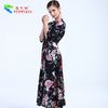 Adults Cotton Summer Clothing Dress Fit And Flare Silhouette , Floral Pattern Type