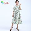 Largos Casual Long Cotton Summer Dresses None Decoration For Beach
