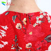 Empire Waistline Embroidered Chinese Style Dress Linen Vintage Dress