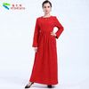 YIZHIQIU Women Casual Muslim Abaya Long Sleeve Long Dresses CE Apporved
