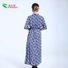 Simple Slim Fitted Ladies Long Sleeve Dresses With Handmade Button Design