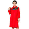 Elegant Linen Short Cotton Summer Dresses Chinese Traditional Cheongsam