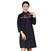 Elegant Linen Short Cotton Summer Dresses Chinese Traditional Cheongsam