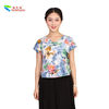 V Neck Original Chinese Style Blouse Customized Modified Shirts For Ladies