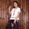 White Breathable Slim Shirt Retro Chinese Style Blouses