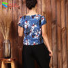Wholesale printing organic cotton women t shirt